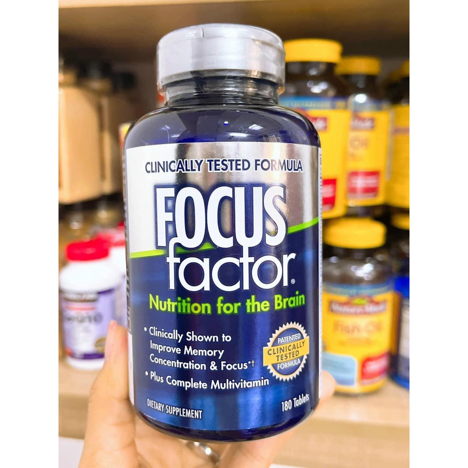 Focus Factor brain supplement 180 pills from America | Shopee Malaysia