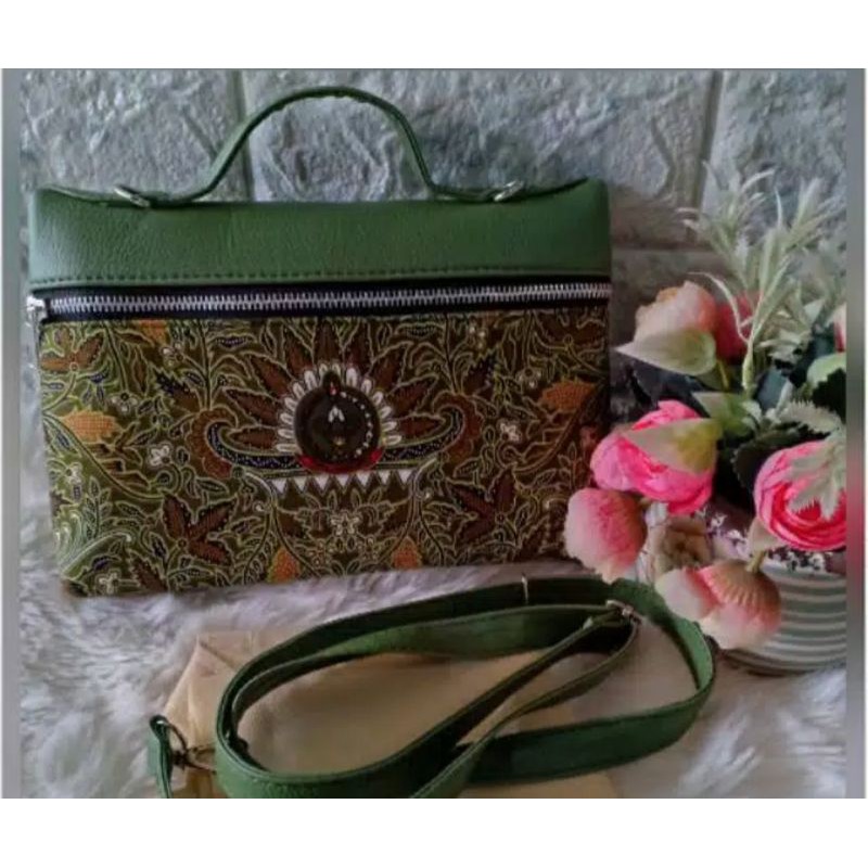 Persit batik clutch Sling Bag | Shopee Malaysia