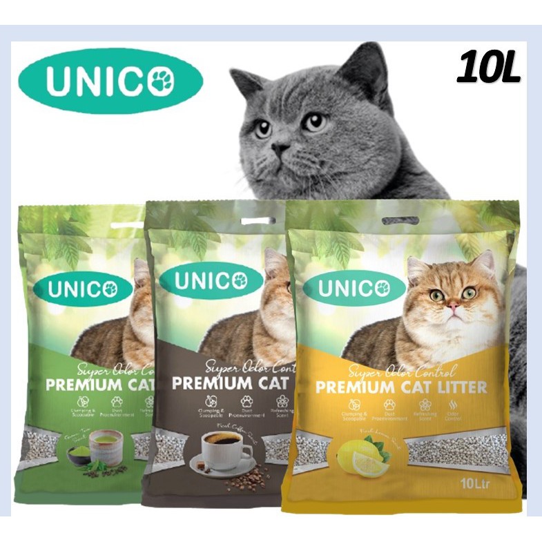 Unico Super Premium Cat Litter 10L / Cat Litter / Pasir Kucing (Unico ...