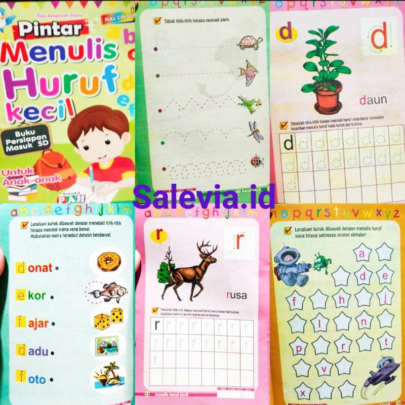 Smart Book Writing Uppercase and Lowercase Letters Counting Mat ...