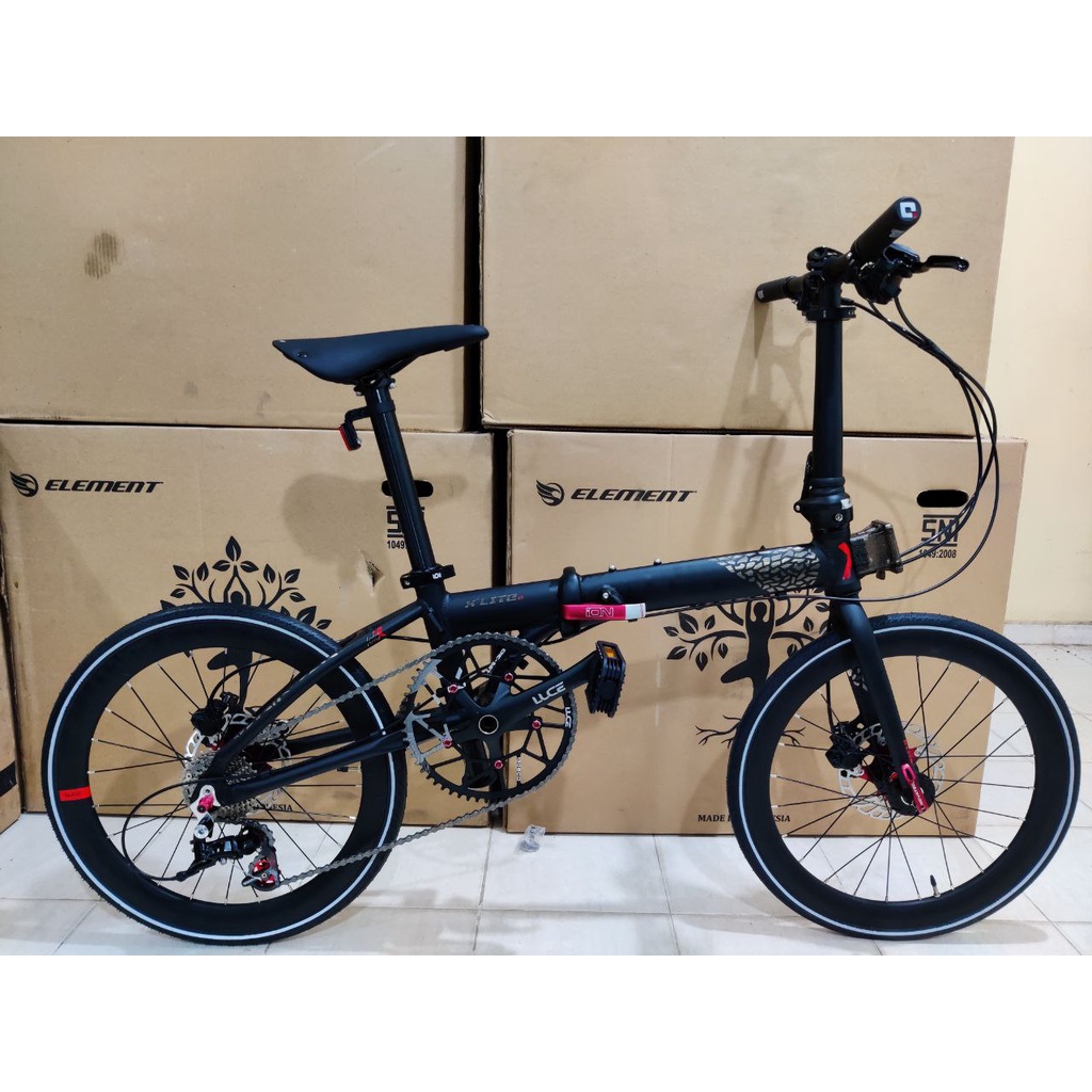 ELEMENT XLITE LX FOLDING BIKE 11 SPEED | Shopee Malaysia