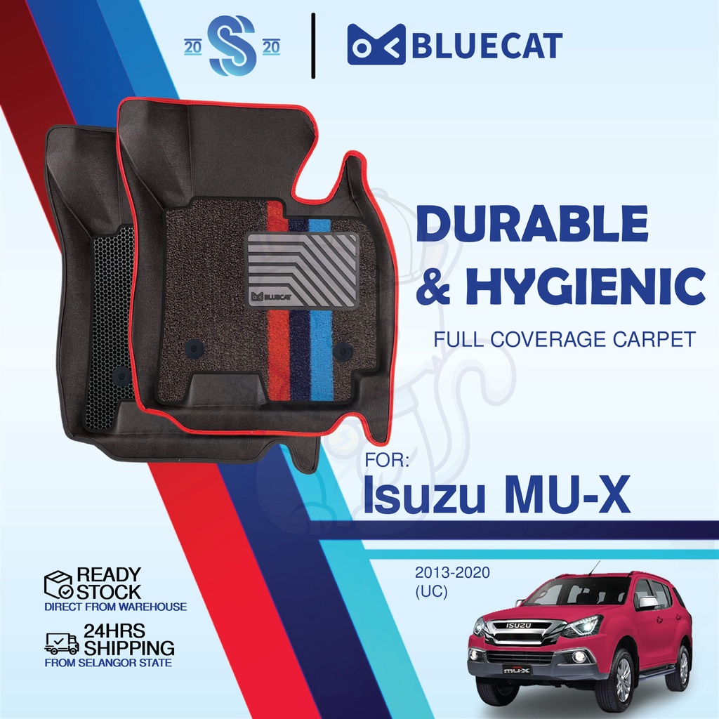 BLUECAT® 5D Carpet Malaysia Isuzu Mu-x (2013~2020) 5D Carpet Car Floor ...