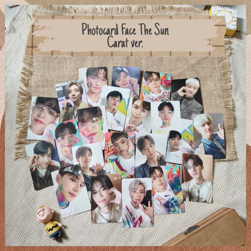 [ Ready ] SEVENTEEN - FACE THE SUN PHOTOCARD CARAT VERSION | Carver OFFICIAL | Shopee Malaysia