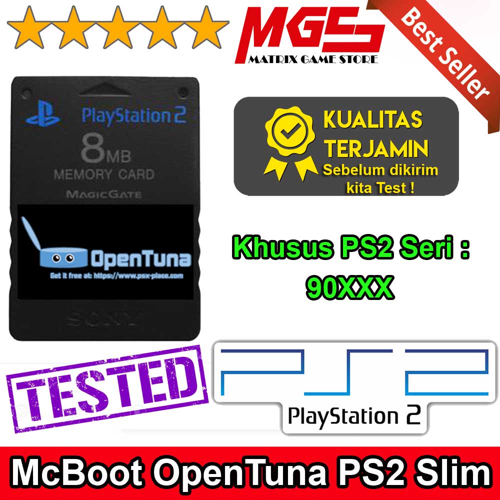 Memory Card MC Boot MCboot OpenTuna PS2 PS 2 Series SCPH 90XXX | Shopee ...