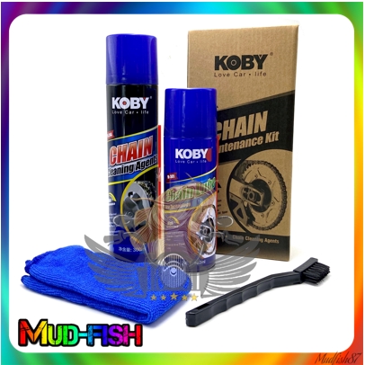 PENCUCI & MINYAK RANTAI KOBY CHAIN MAINTENANCE KIT for O-RING, X-RING ...