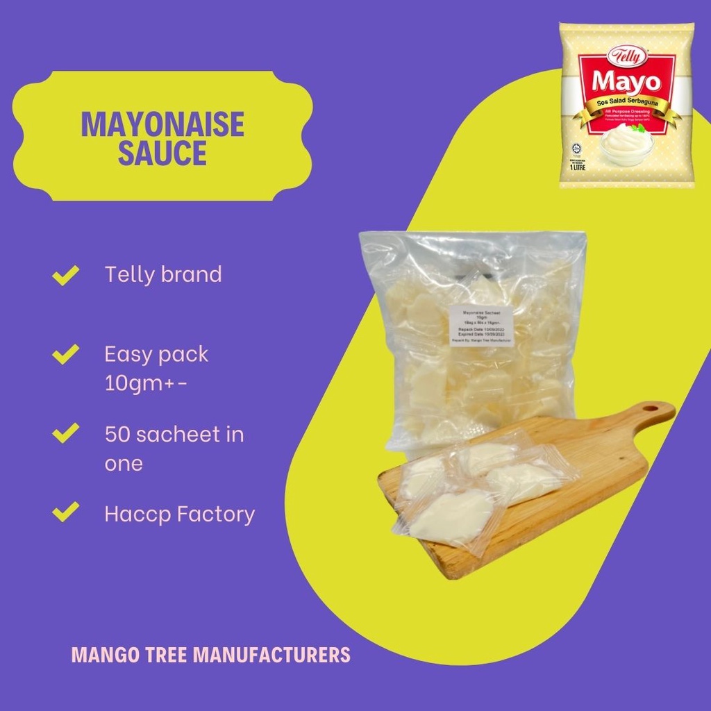 Mayonaise Sachet 50S x 10gm+- | Shopee Malaysia