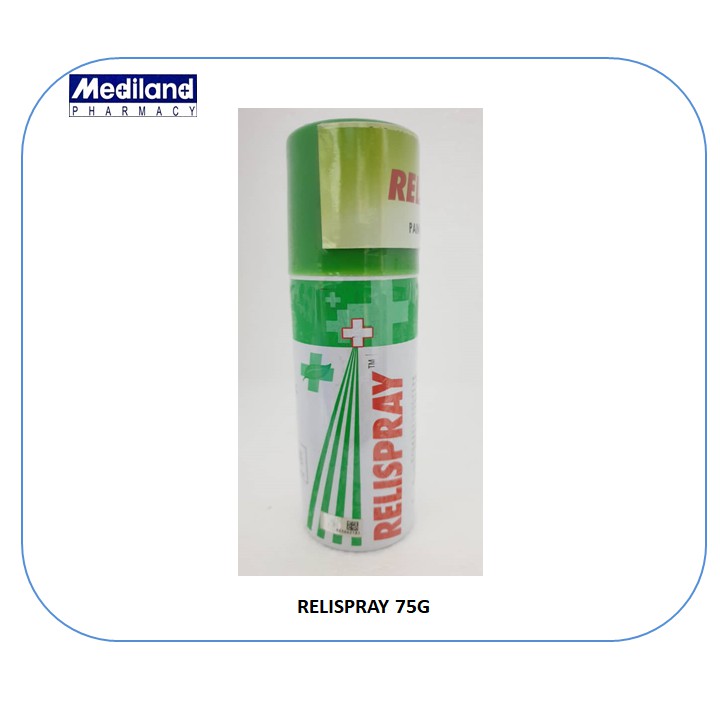 RELISPRAY PAIN RELIEF SPRAY 75G (MUSCLE PAIN/SAKIT OTOT) | Shopee Malaysia