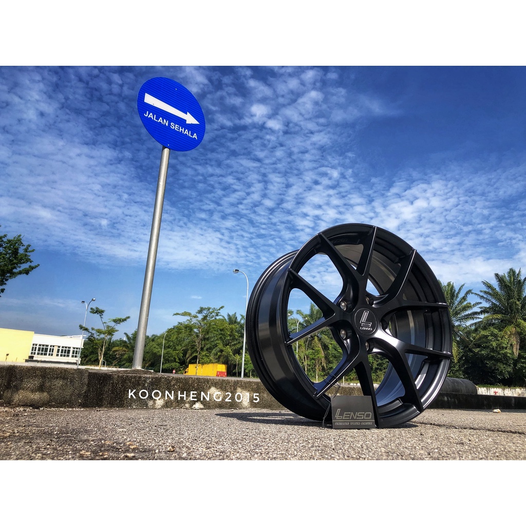 ORIGINAL LENSO Wheels Jager Dyna Sport Rim 17x7.5J 5x114.3 ET35 - Made from Thailand - Ready ...