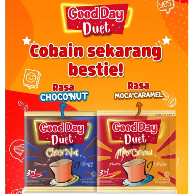 Goodday Duet Contents 10 Sachets(@22gr) | Shopee Malaysia