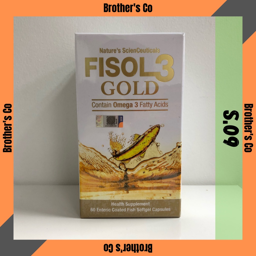FISOL 3 Omega-3 Fish Oil [EPA 650mg + DHA 260mg] *Bundle 30's / 100's ...