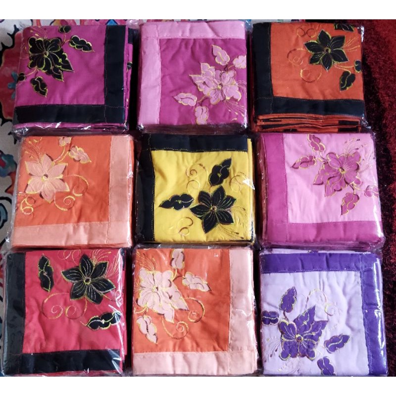 KAIN SAPRAH SULAM TAMPAL ALAS HIDANGAN MAKANAN PELAPIK MAKANAN kain ...