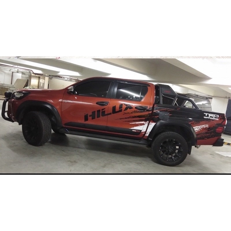 [Ready Stock]K073# HILUX New Design 2 Sides Body Sticker Vinyl Decal ...