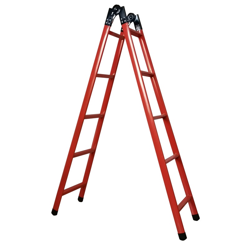 P Telescopic Folding Ladder Engineering Double Side 8 / 10 Step ...