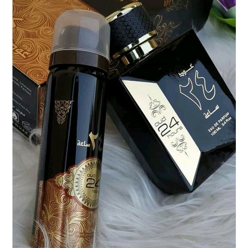 perfume 🔥oud 24 hours 🔥 + Free Gift | Shopee Malaysia