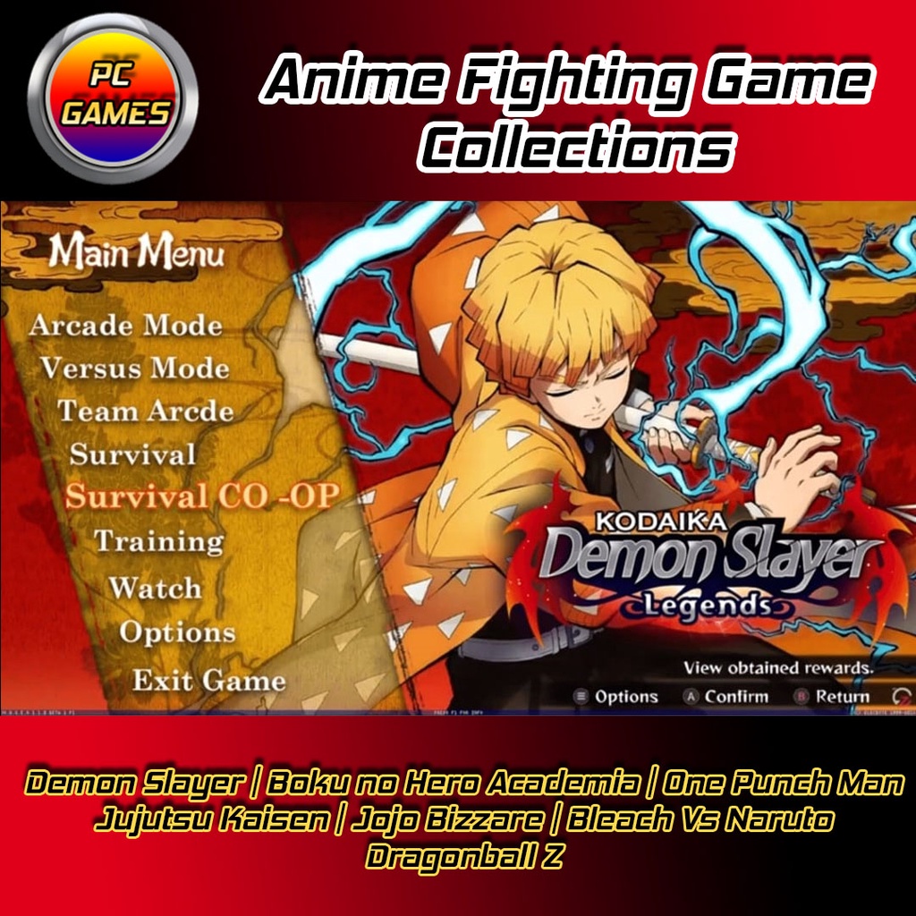 Anime Fighting Games Collection for PC | Demon Slayer - Boku no Hero ...