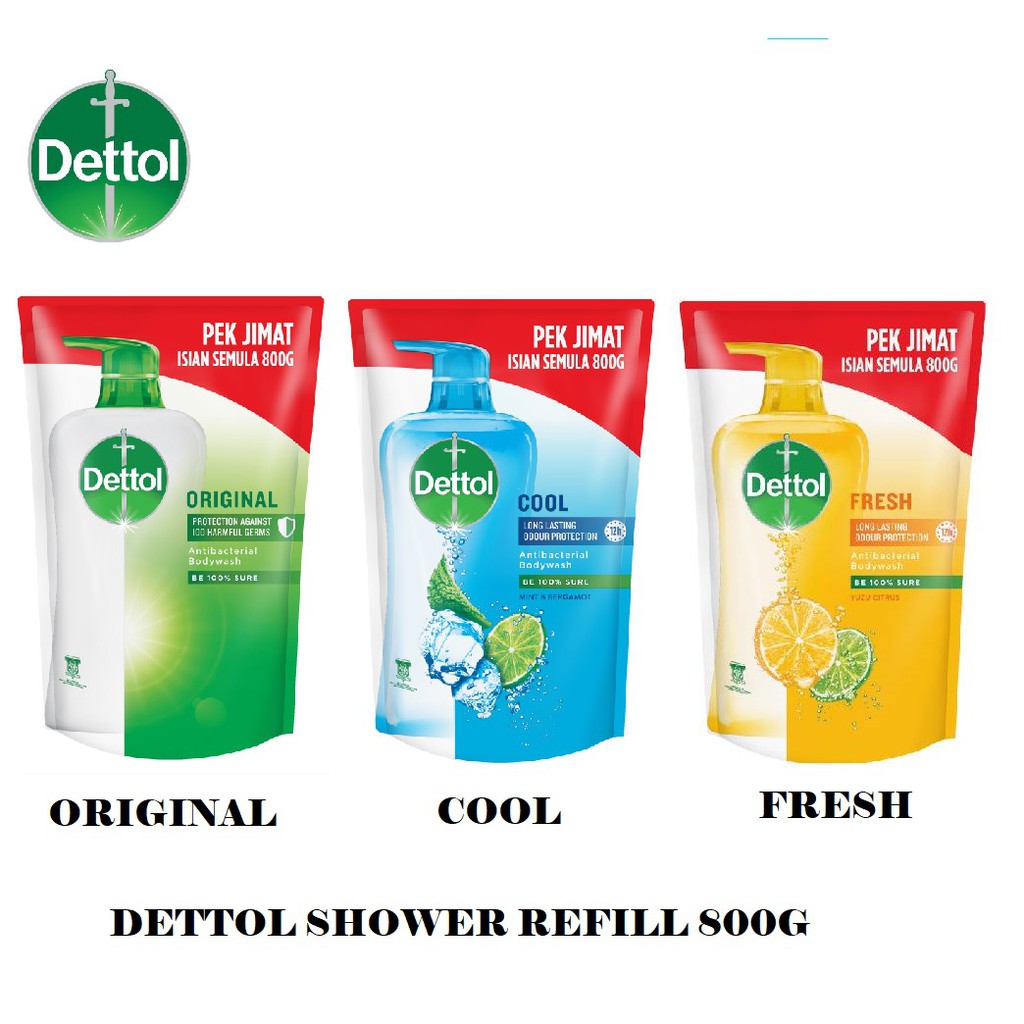 DETTOL Shower Foam Refill Pack 750g | Shopee Malaysia
