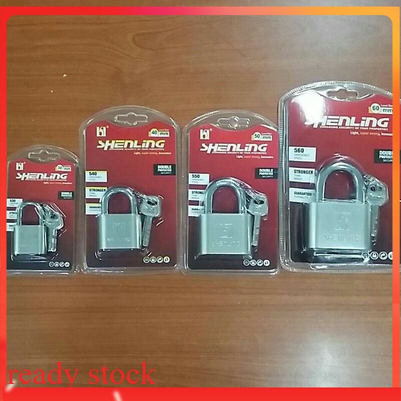 3 pcs Security Pad Lock Mangga Kunci Pintu Rumah 30mm 40mm 50mm 60mm 锁头 ...