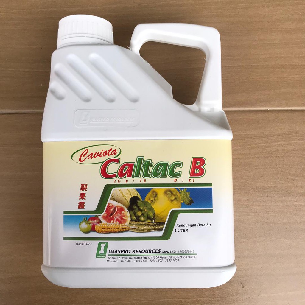 🌟BIG SALES🌟 4L Caltac B Baja Air Foliar Kalsium Boron Magnesium ...
