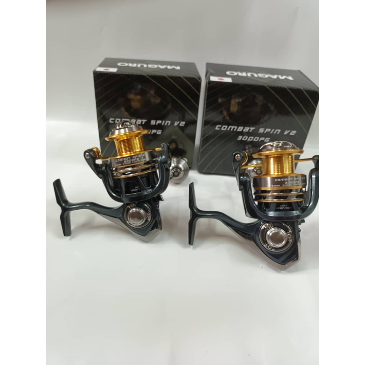NEW Maguro Combat Spin V2 Spinning Reel (2000pg/3000pg) | Shopee Malaysia