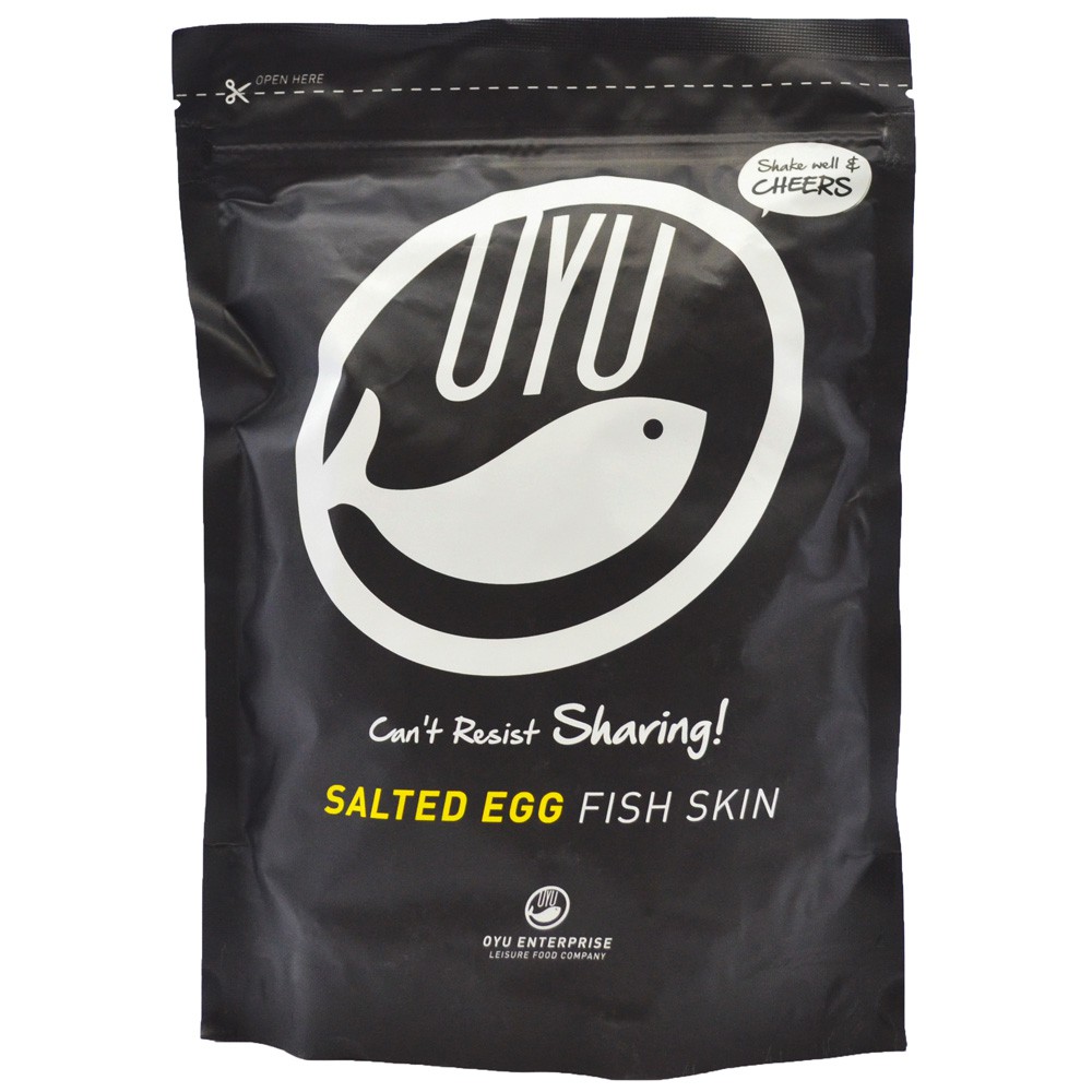 OYU Salted Egg Fish Skin 180g (exp date:12/19) | Shopee Malaysia