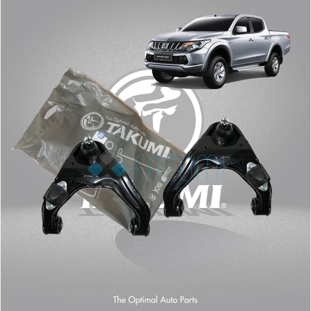 Mitsubishi Triton 4X4/4WD 2015 TAKUMI Front(depan) Upper Arm With Ball ...
