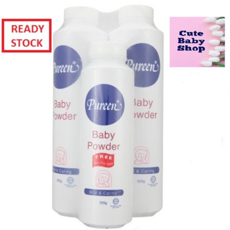 PUREEN BABY POWDER 525g x2 ( FREE 325g ) | Shopee Malaysia
