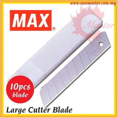 Max Large Cutter Blade | Utilities Knife | Blades Refill 18mm | Mata Pisau | 美工刀 刀片 小刀片心 ...