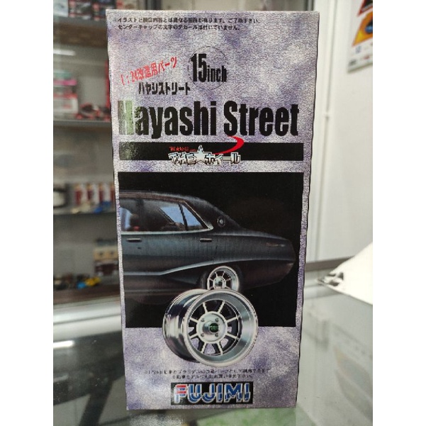 1/24 Fujimi Hayashi Street 15 inch wheels Modelkit | Shopee Malaysia