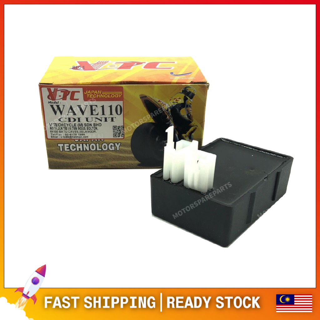 HONDA WAVE 110 WAVE110 WAVE110RS WAVE110S CDI UNIT STANDARD VTC ...