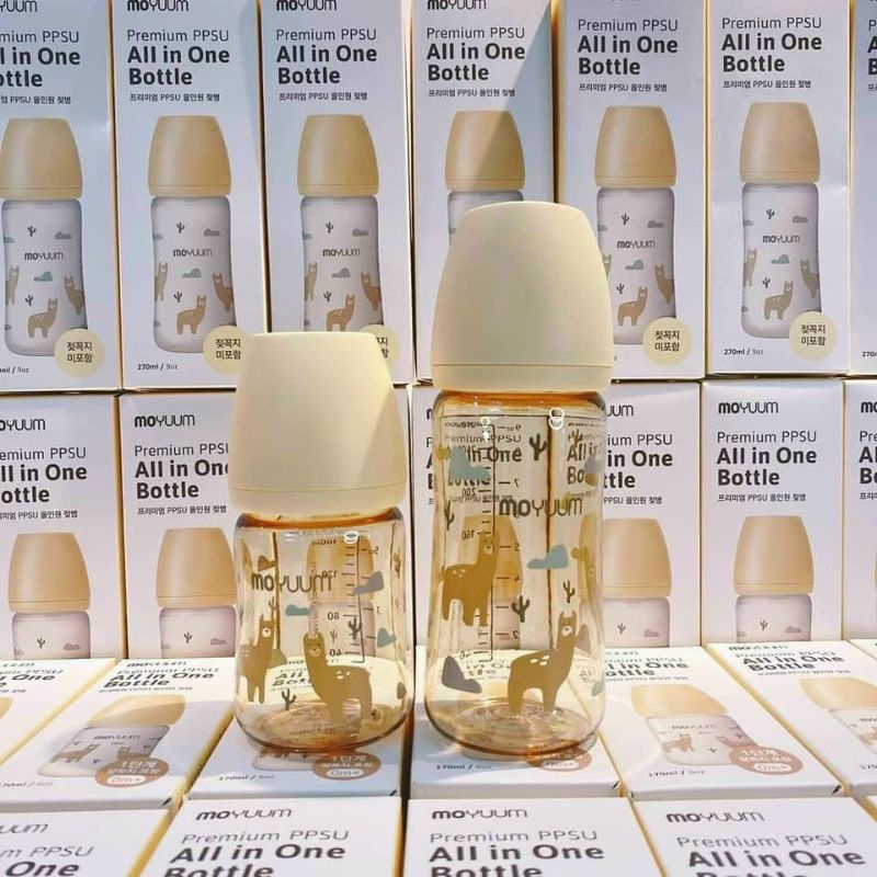 New model Korean wide neck Moyuum milk bottle 170ml/270ml beautiful Camel shape | Shopee Malaysia