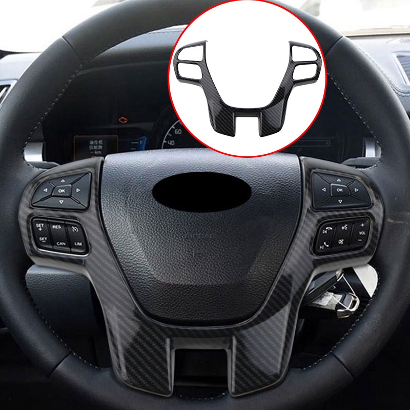 Car Steering Wheel Panel Cover Sticker for Ford Ranger Everest ...