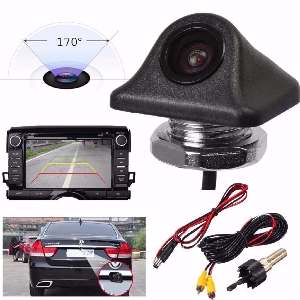 HD Waterproof 170° Car Reverse Backup Night Vision Camera Rear View ...