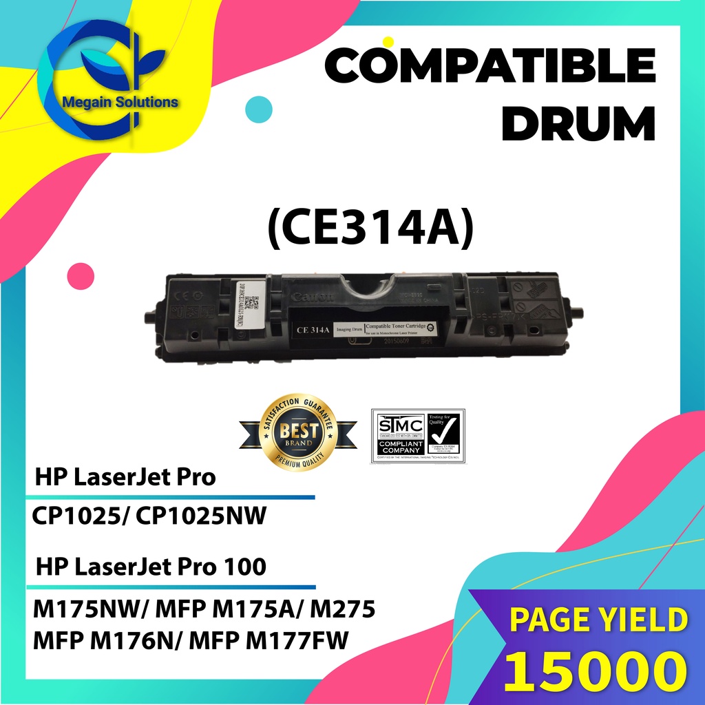 CE314A Compatible Drum Kit 126A 126 A: For HP LaserJet Pro CP1025 ...