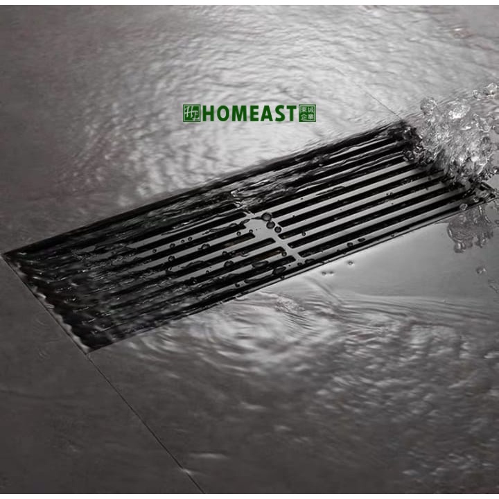 [HOT] Luxury Rectangle stainless Steel Floor Trap Grating Bathroom ...