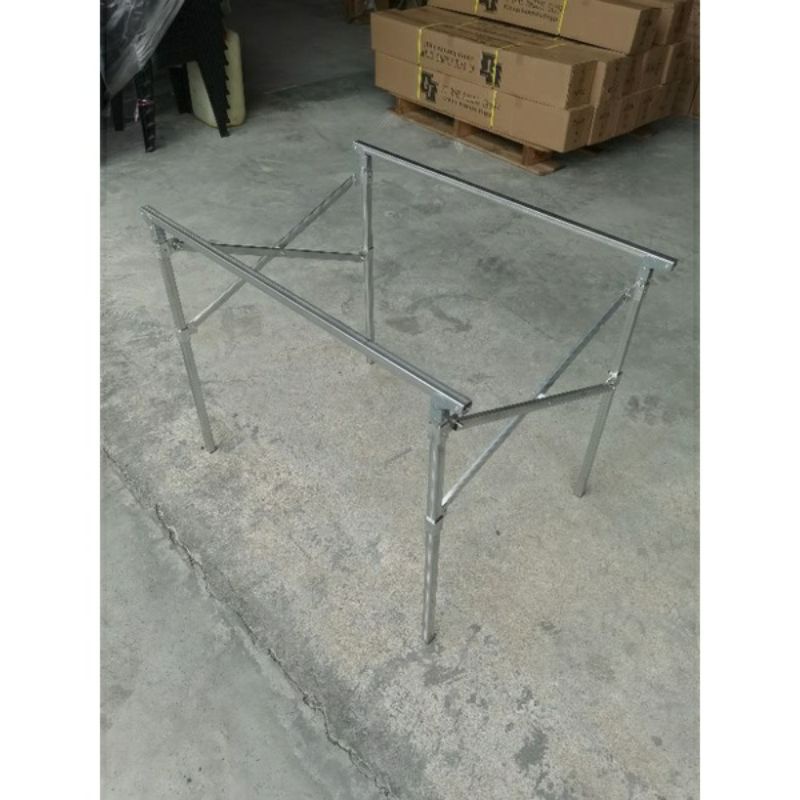 6FT NIGHT Market Foldable Table Rack Market Folding Table Stand Plywood ...