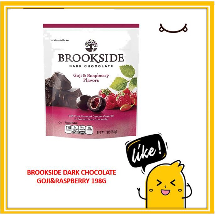 Brookside Dark Chocolate Goji & Raspberry 198g | Shopee Malaysia