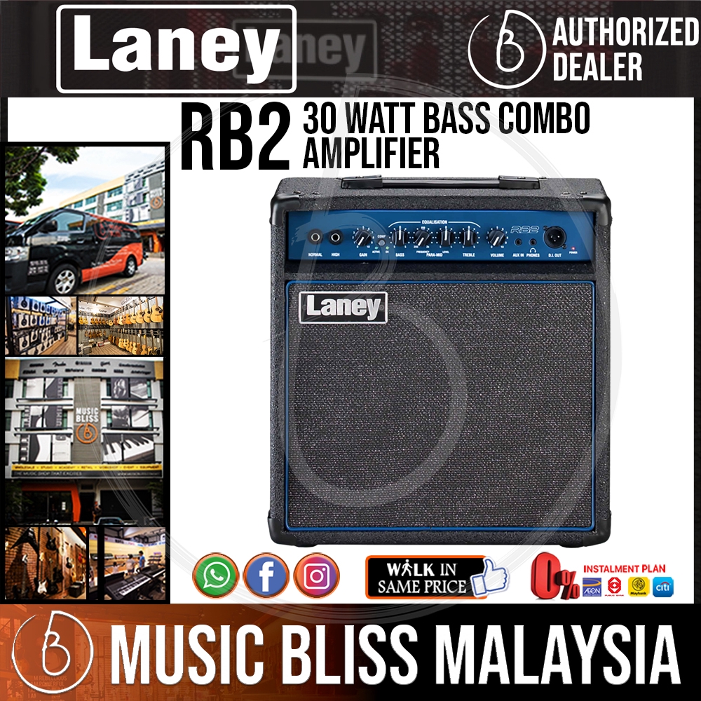 Laney RB2 30-watt Bass Combo Amplifier (RB-2) | Shopee Malaysia