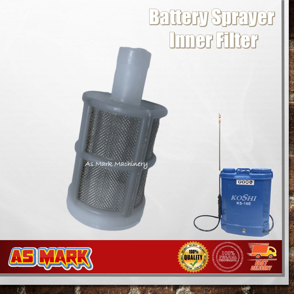 Inner Filter Knapsack Battery Sprayer Pump Racun Koshi | Shopee Malaysia