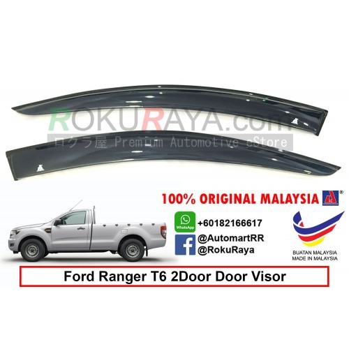 Ford Ranger T6 T7 2Door 2012 AG Rain Sun Door Visor Air Press Wind ...