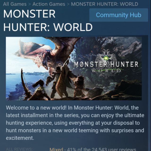 Monster Hunter World (PC) (STEAM) | Shopee Malaysia