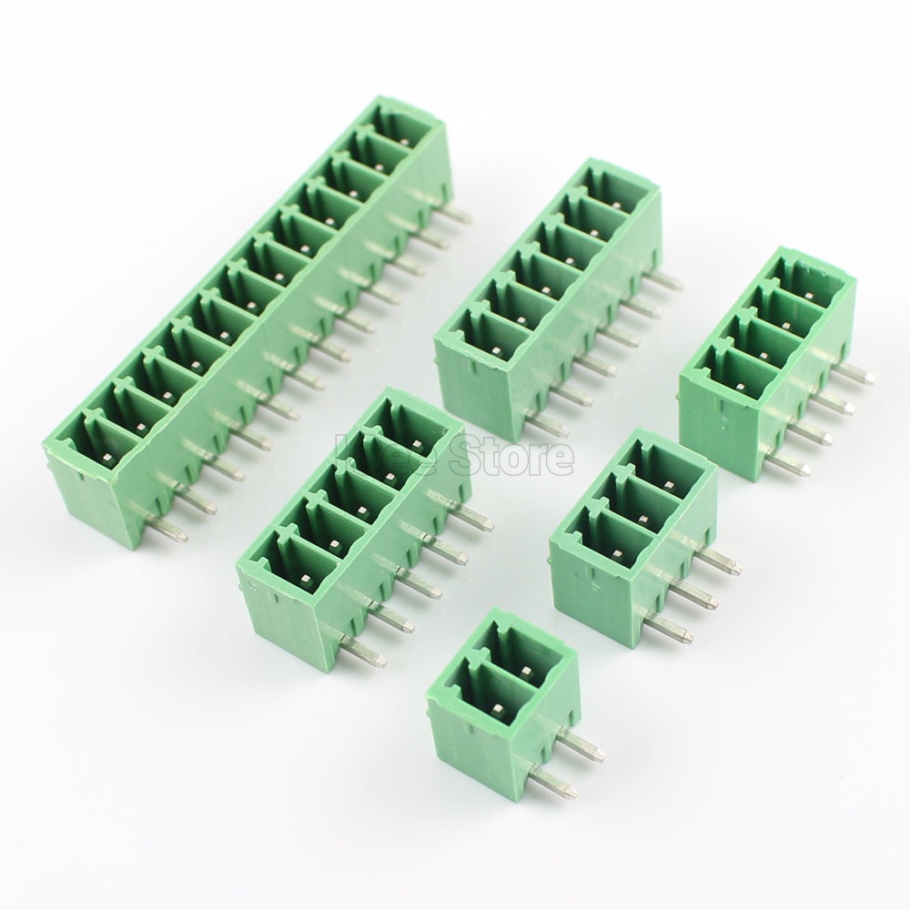 5Pair 15EDG 3.81mm PCB Screw Terminal Block Connector KF2EDG Horizontal Socket Plug 2P 3P 4P 5P ...