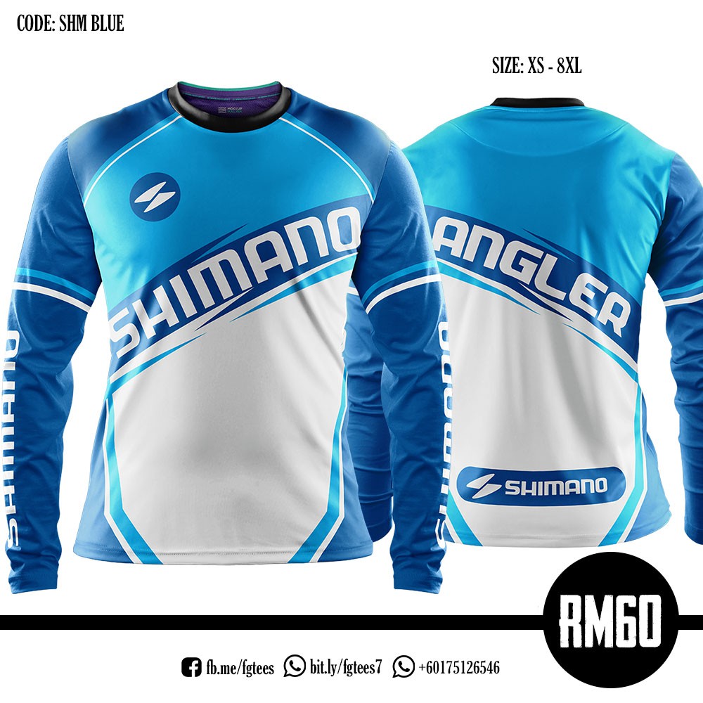 SHM Fishing Outfit | Baju Memancing | Fishing Jersey | Shopee Malaysia