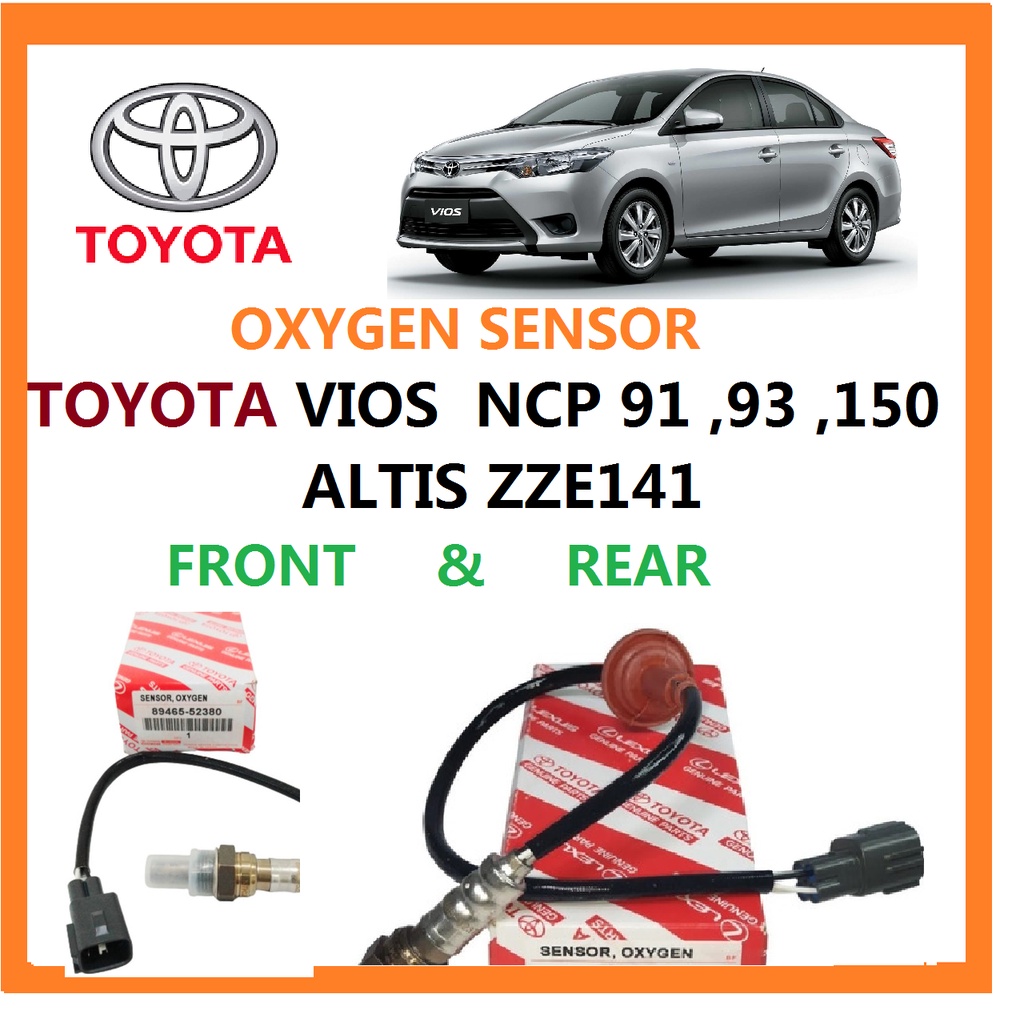 Genuine JAPAN FRONT & REAR # TOYOTA VIOS Ncp91 NCP93 NCP150 2007-2016",ALTIS ZZE141 #OXYGEN ...