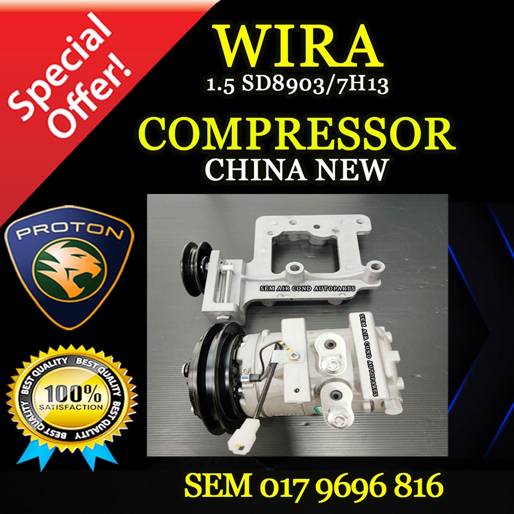 PROTON WIRA 1.5CC SD8903/7H13 TO ND SD CHINA NEW COMPRESSOR (CAR ...