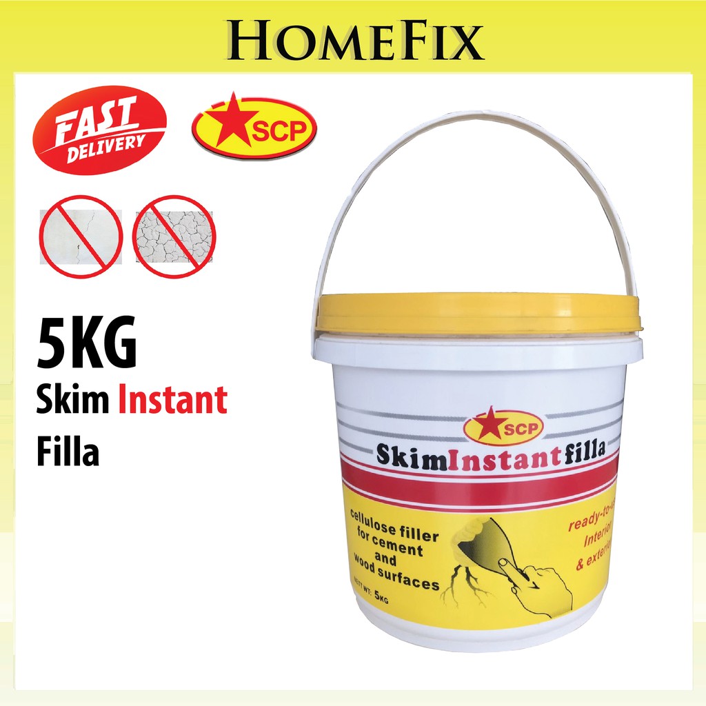 SCP 5KG Skim Instant Filla (putty filla for wall crack) | Shopee Malaysia