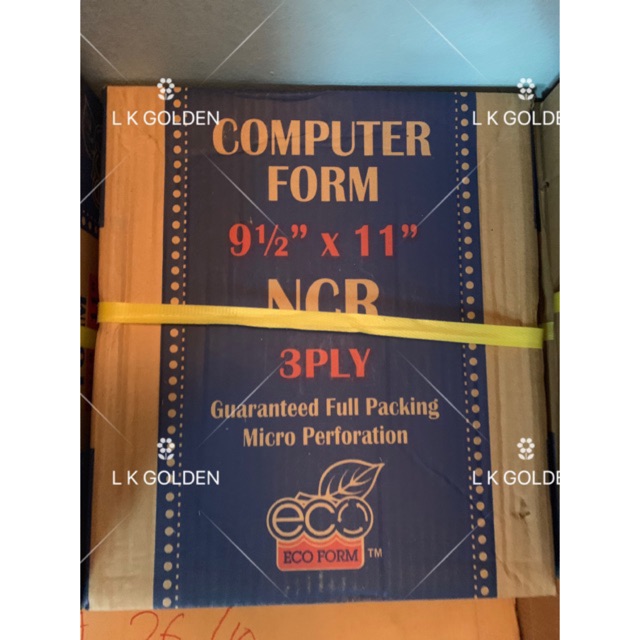 Computer Form 3 ply NCR 9.5" x 11" (350 Fans) | Shopee Malaysia