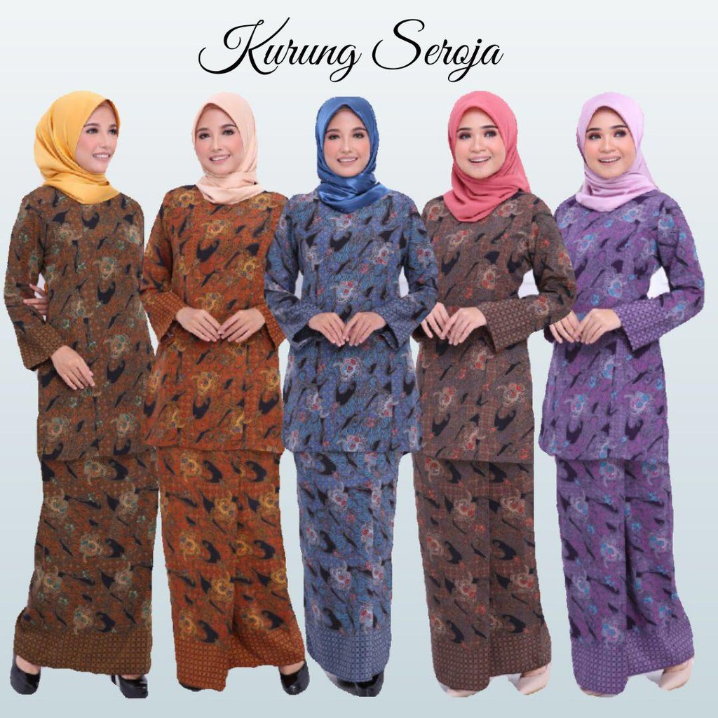 READY STOCK!!! KURUNG SEROJA BATIK SERIES | Shopee Malaysia