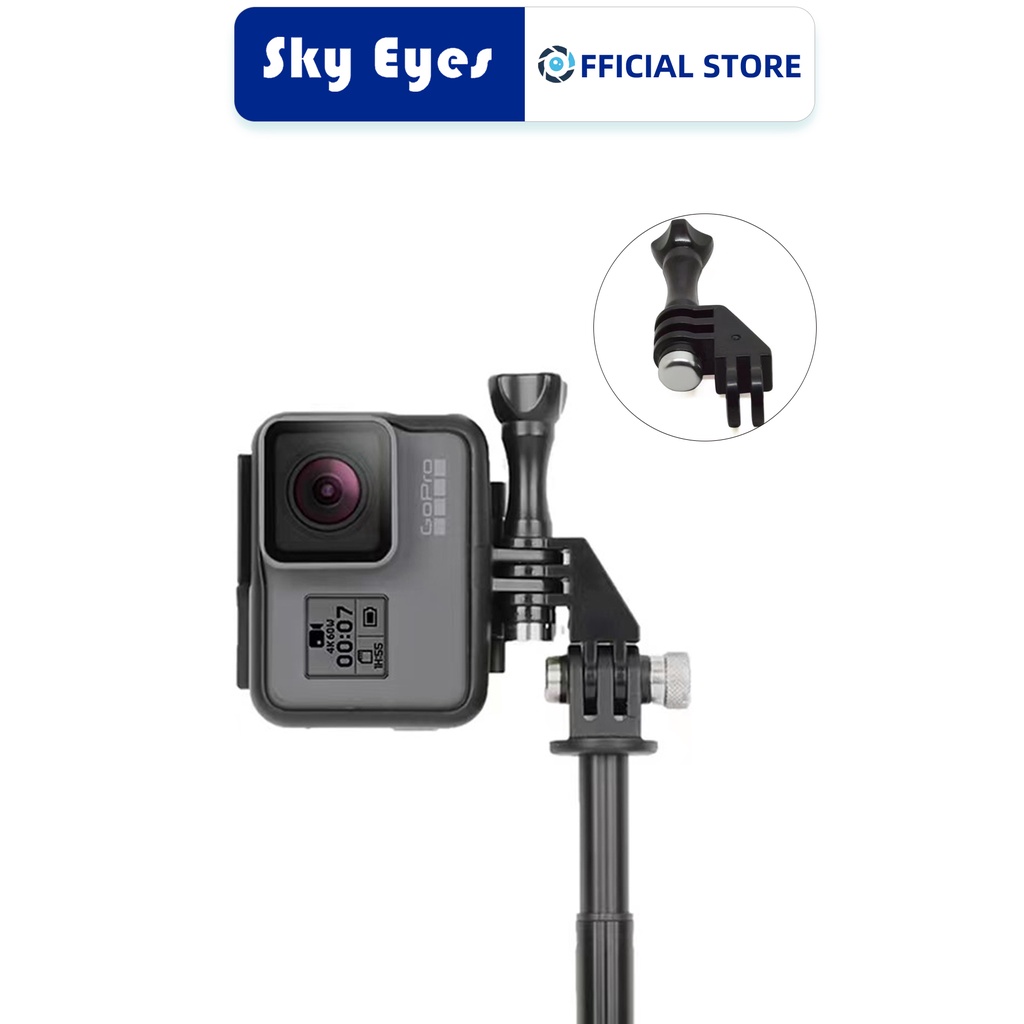 SKYEYES 90 Degree Elbow Mount Adapter with Thumb Screw for GoPro Hero ...