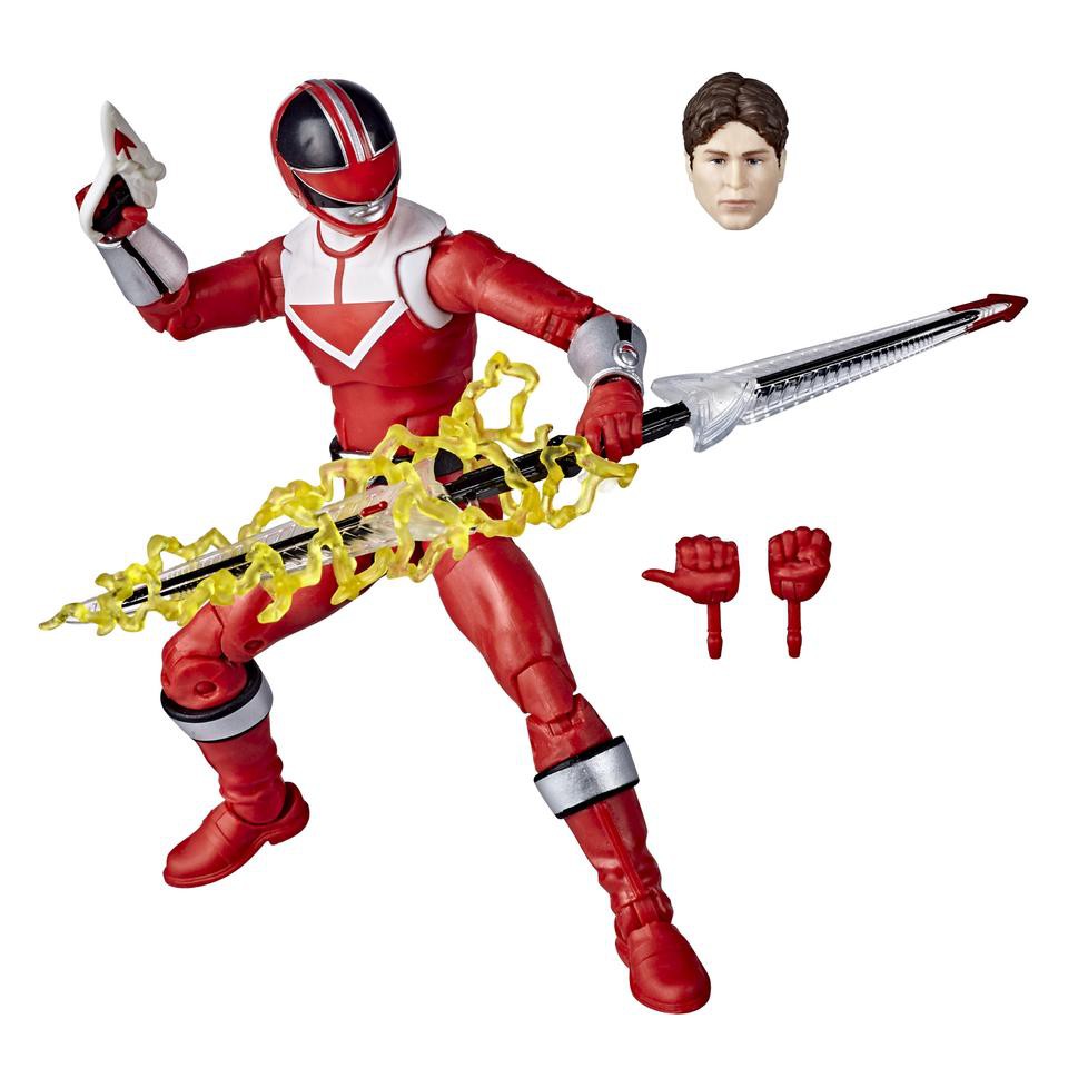 Hasbro Power Rangers Lightning Collection 6-inch Time Force Red Ranger ...