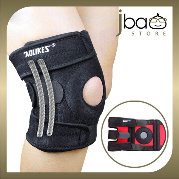 Aolikes Knee Patella Spring Support Brace Guard Hiking Jogging Guard ...